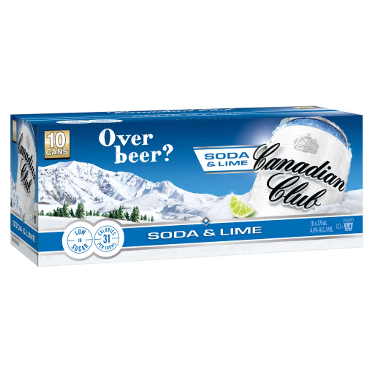 Canadian Club Whisky, Soda & Lime 4.8% | Thirsty Camel