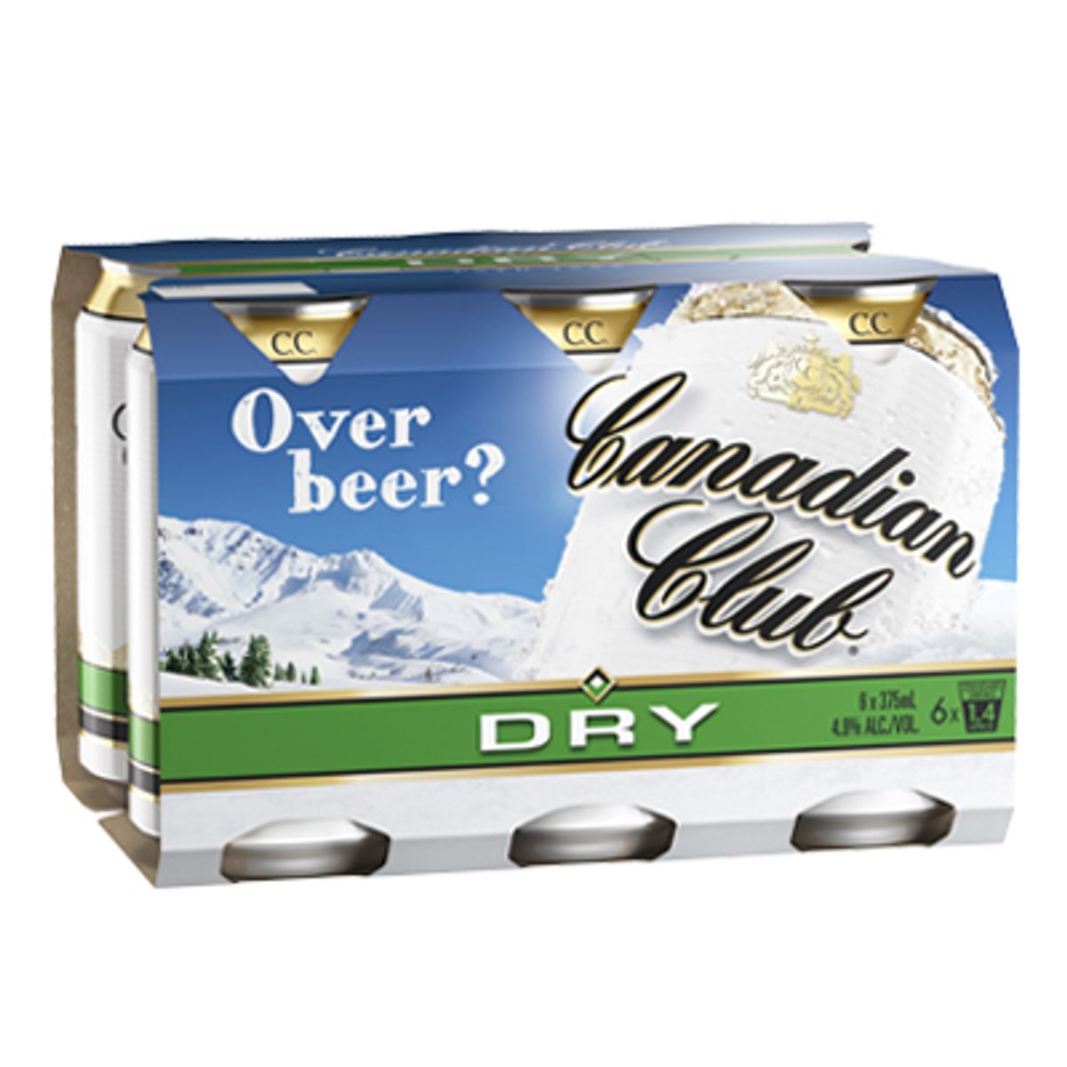Canadian Club Whisky & Dry 4.8% Can 375mL | Thirsty Camel