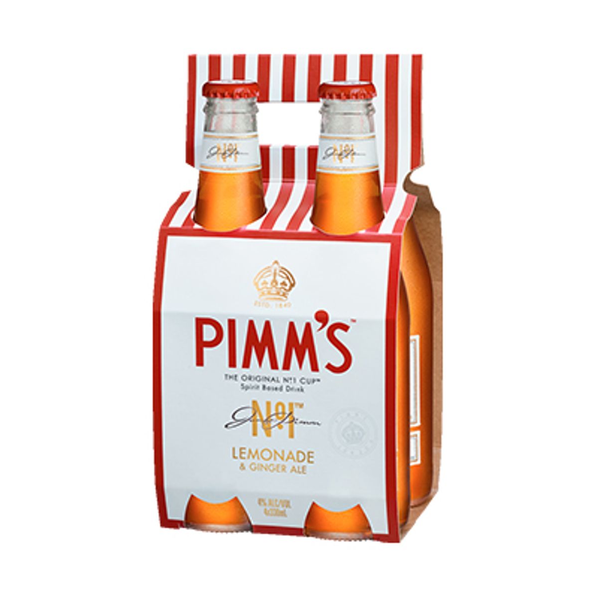 Pimms No 1 Cup Lemonade & Ginger Ale 4.0% Bottle 330mL | Thirsty Camel