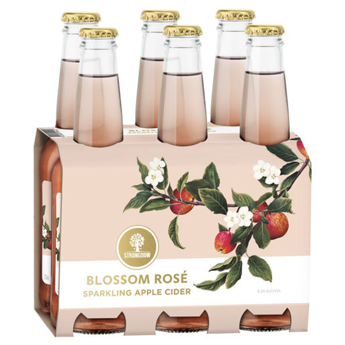 Strongbow Blossom Rose Sparkling Apple Cider Bottle 330mL | Thirsty Camel