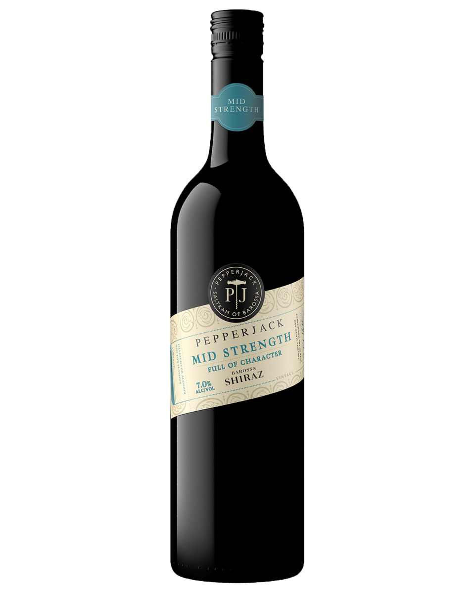 Pepperjack Mid Strength Barossa Shiraz 750ml | Thirsty Camel