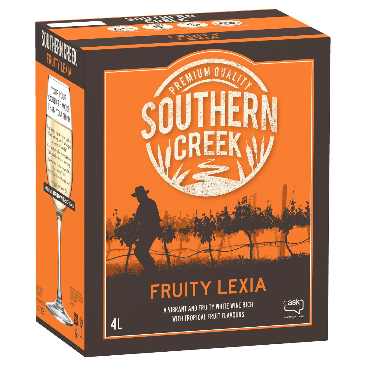 Southern Creek Fruity Lexia Cask 4L | Thirsty Camel