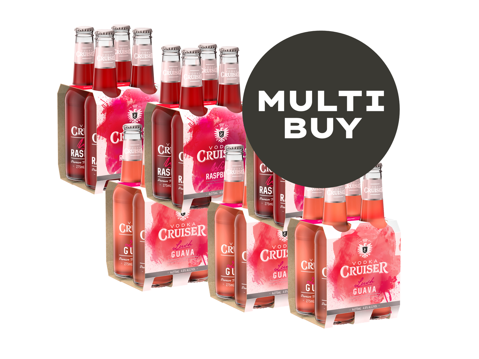 Vodka Cruiser Selected Varieties | Thirsty Camel