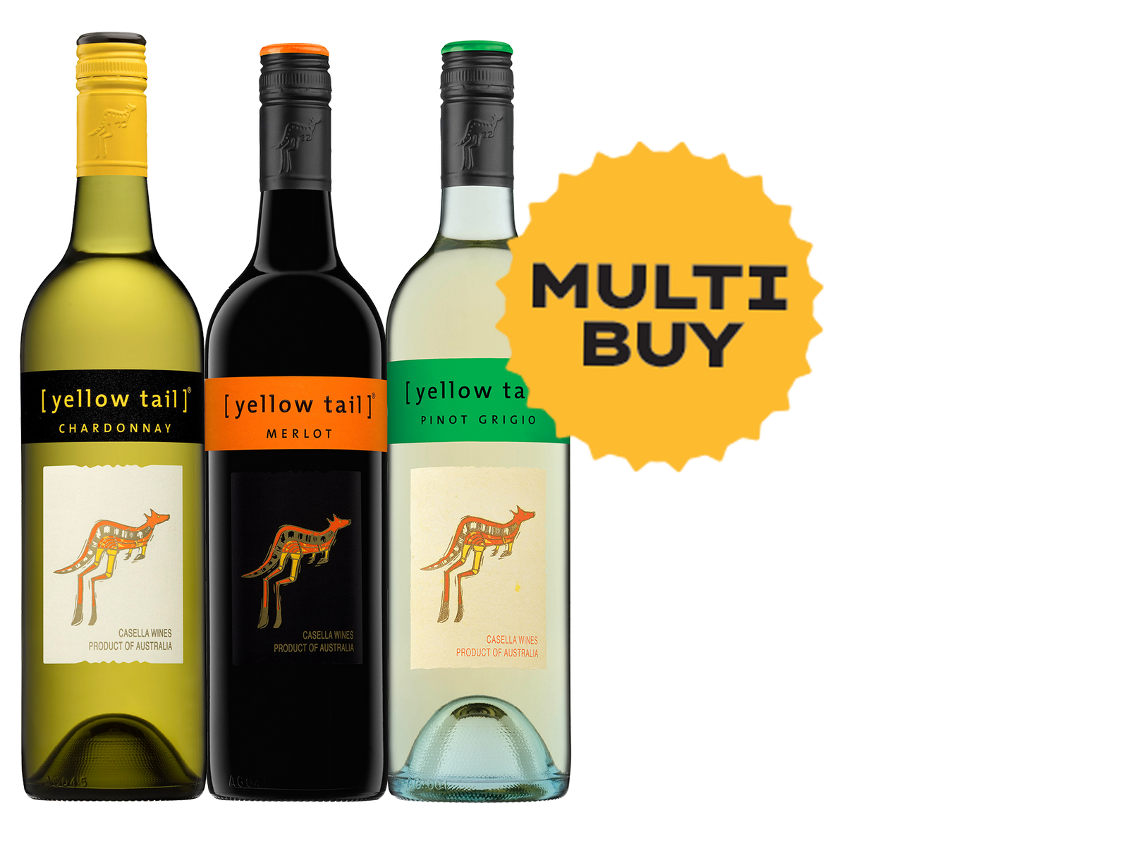 Yellow Tail Selected Varietals | Thirsty Camel