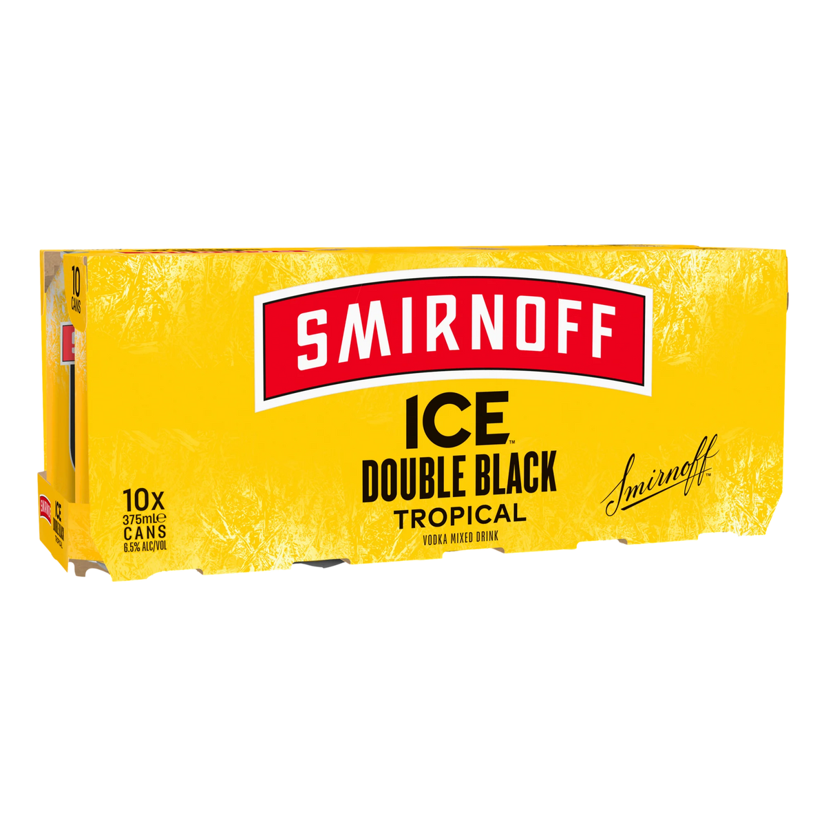 Smirnoff Ice Double Black Tropical Punch 6.5% Can 375ml | Thirsty Camel