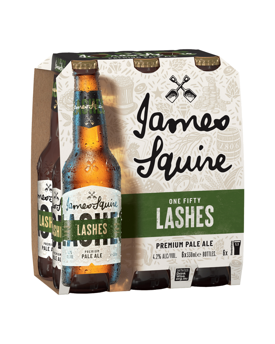James Squire Lashes Bottle 345mL | Thirsty Camel