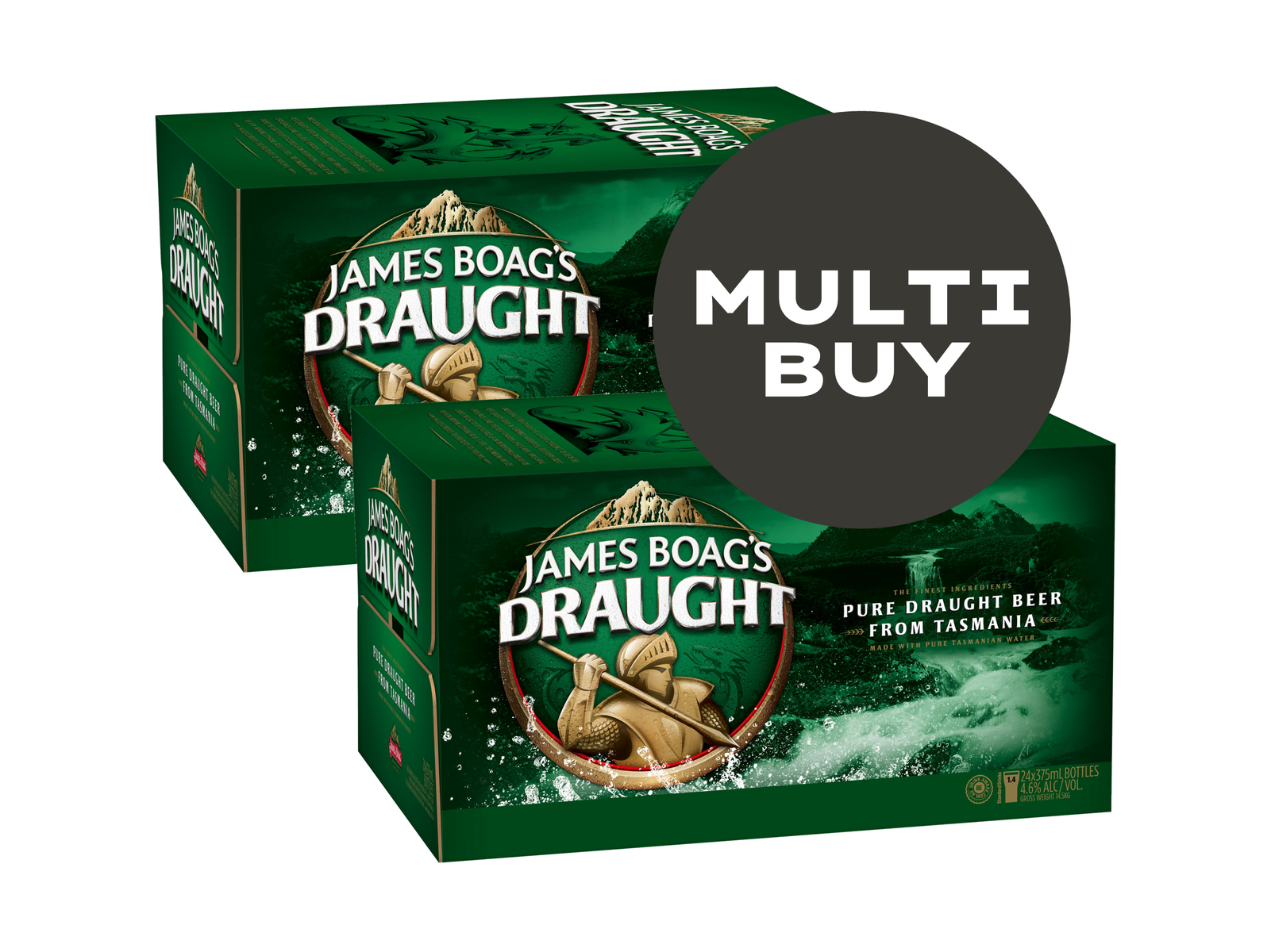 James Boags Draught 24pk | Thirsty Camel