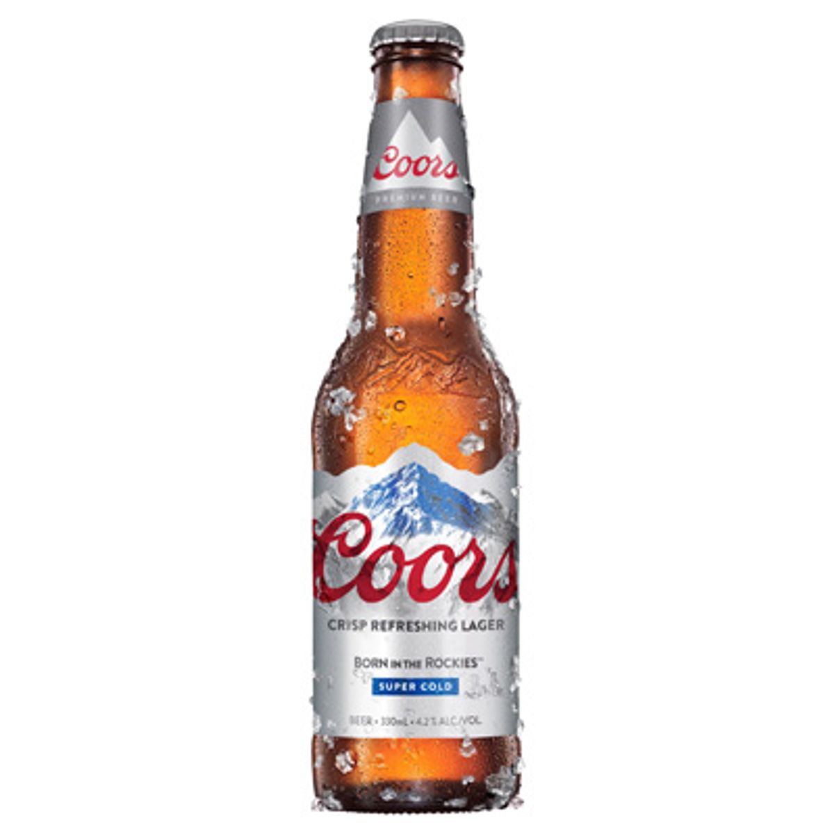 Coors Lager Bottle 330mL | Thirsty Camel
