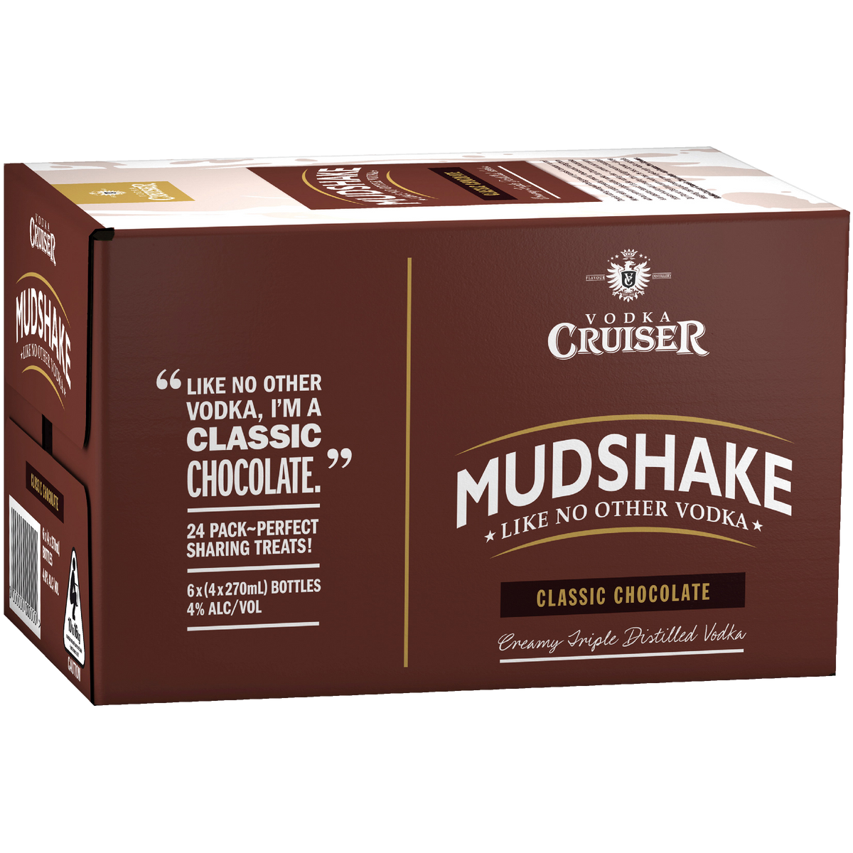 Vodka Cruiser Mudshake Chocolate 4.6% 275mL | Thirsty Camel