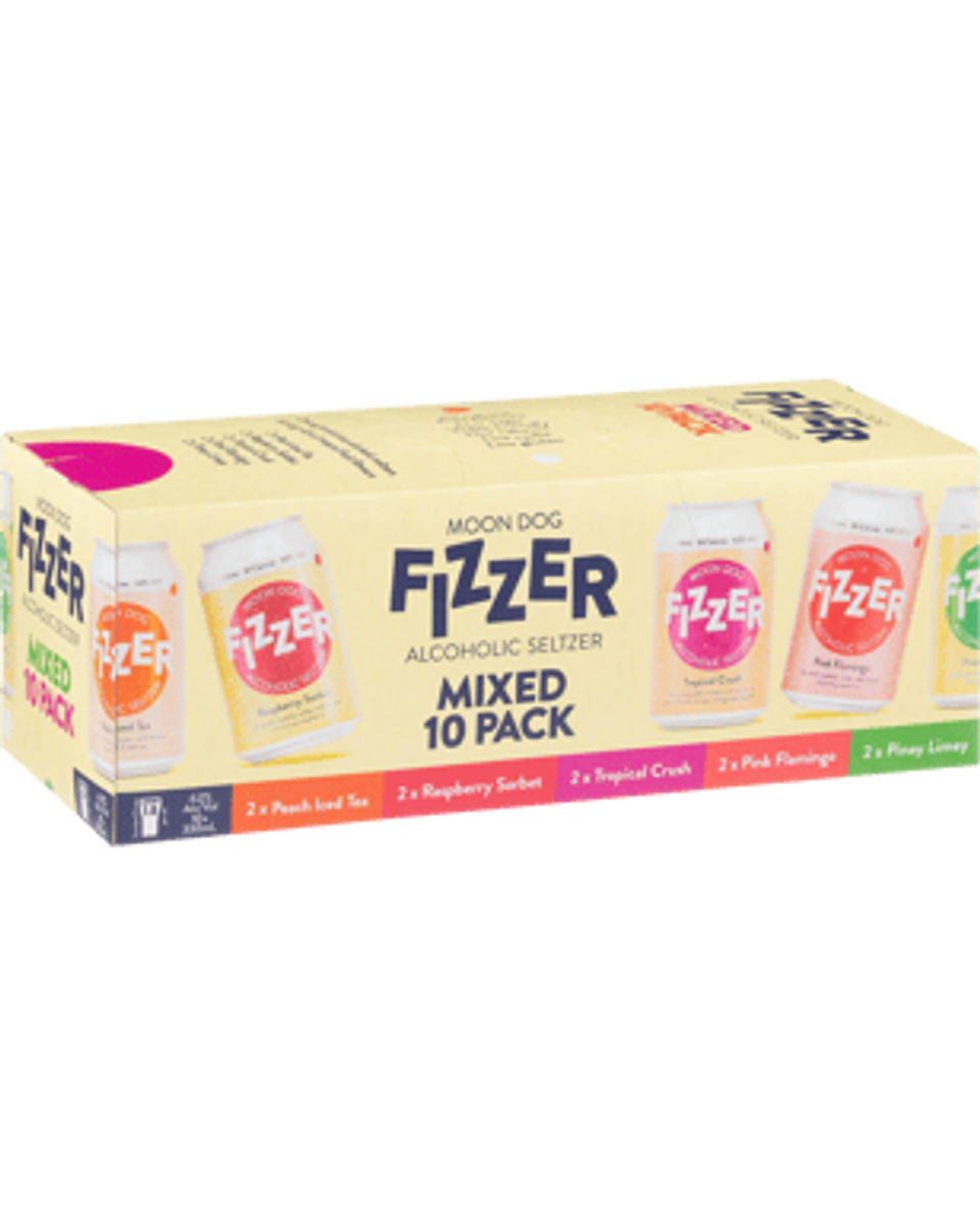 Moon Dog Fizzer Mega Mix Pack Can 330ml | Thirsty Camel