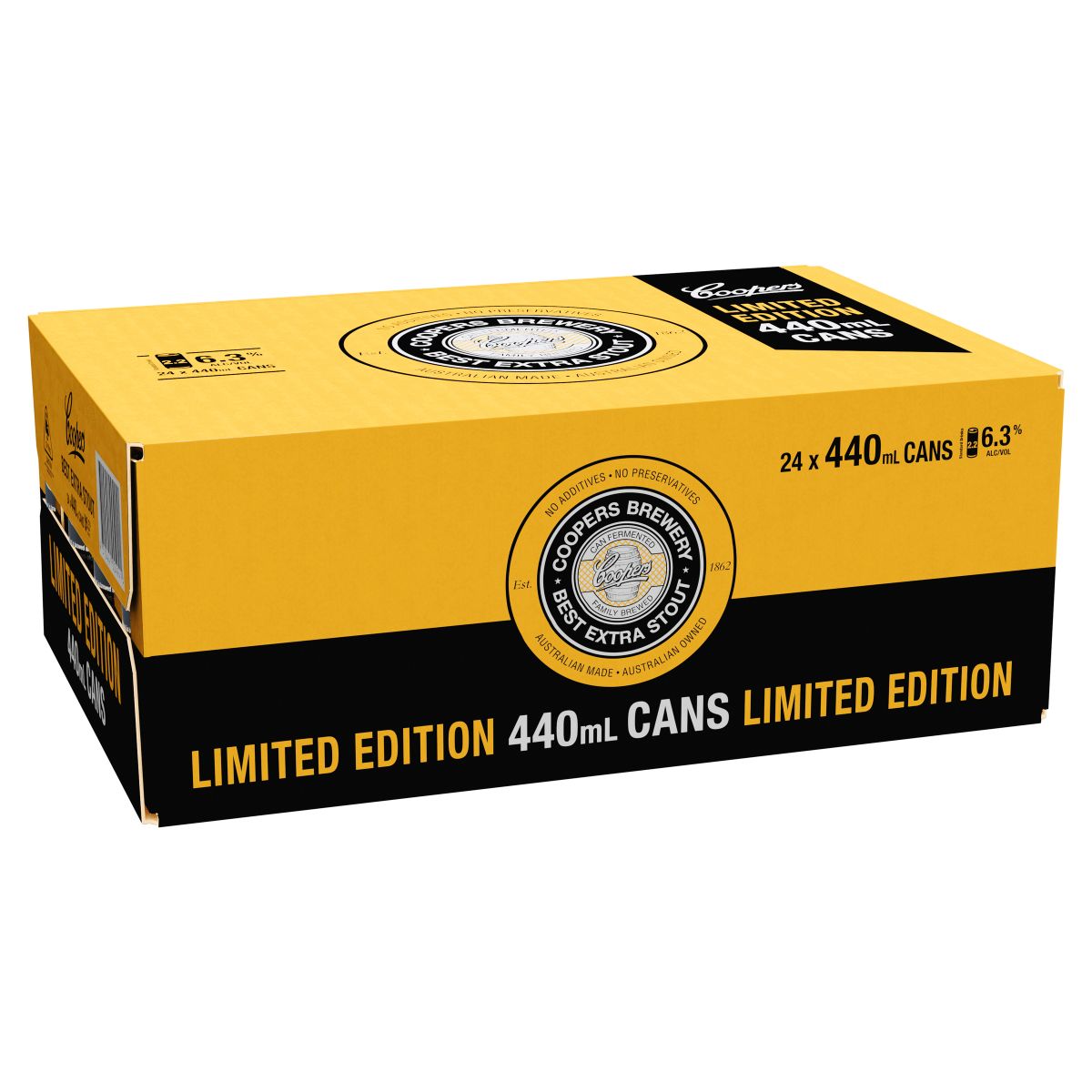 Coopers Best Extra Stout Can 440ml | Thirsty Camel