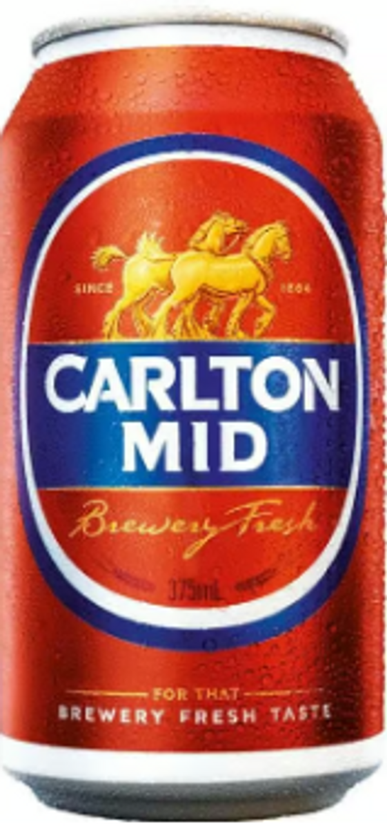Carlton Mid Can 375mL | Thirsty Camel