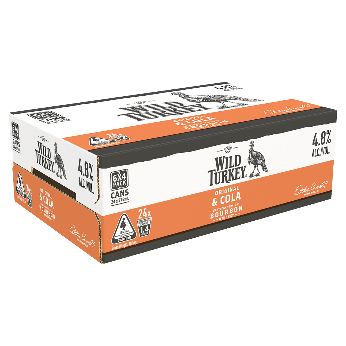 Wild Turkey Bourbon & Cola 4.8% Can 375mL | Thirsty Camel