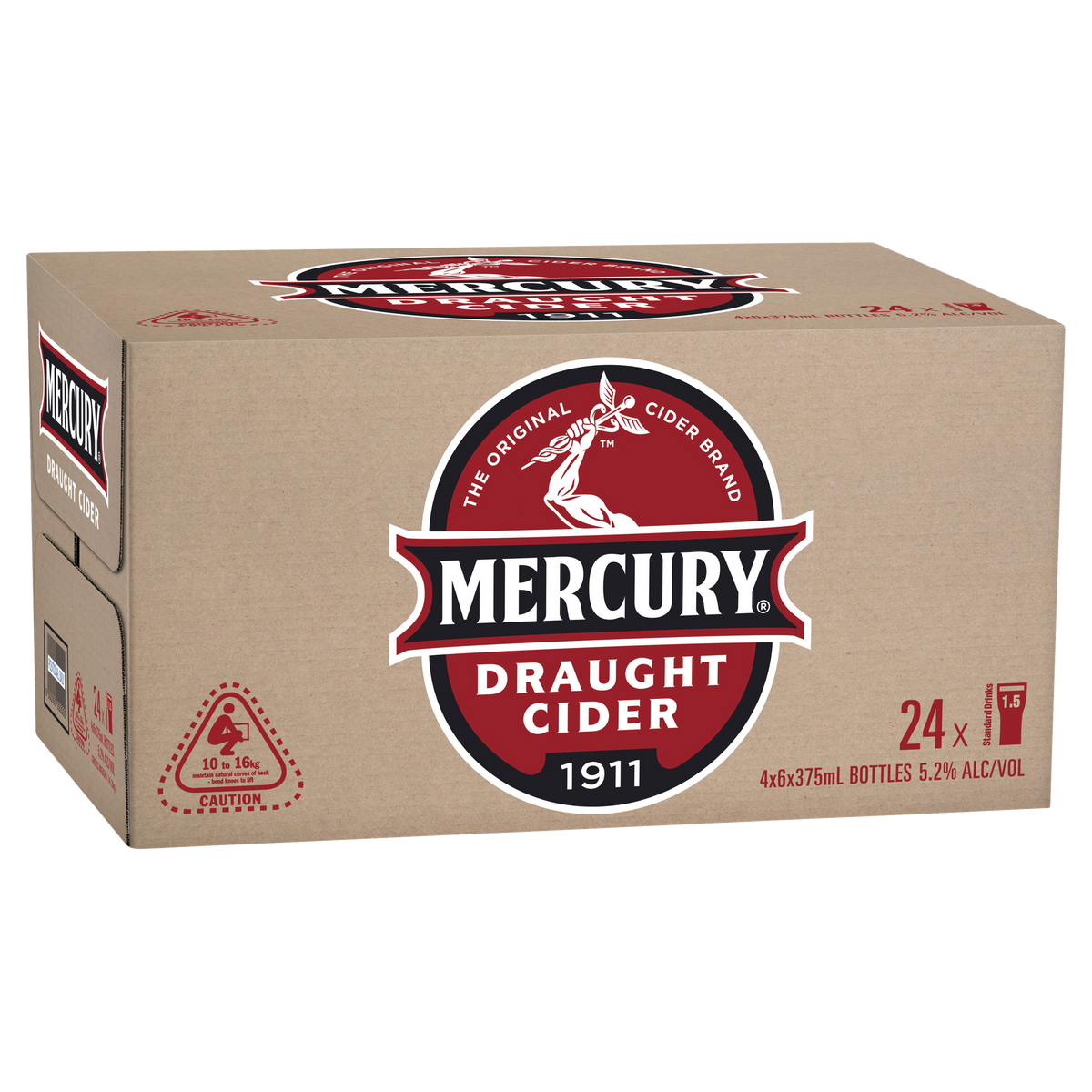 Mercury Draught Cider Bottle 375ml | Thirsty Camel