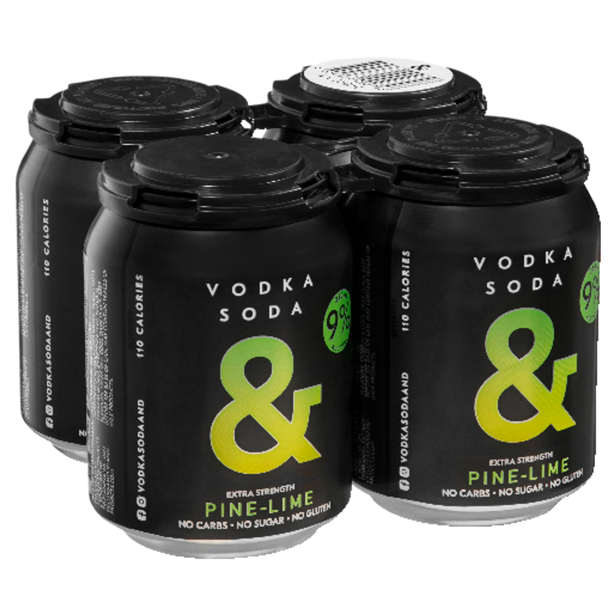 Ampersand Vodka & Soda Pine Lime 9% Can 250ml | Thirsty Camel