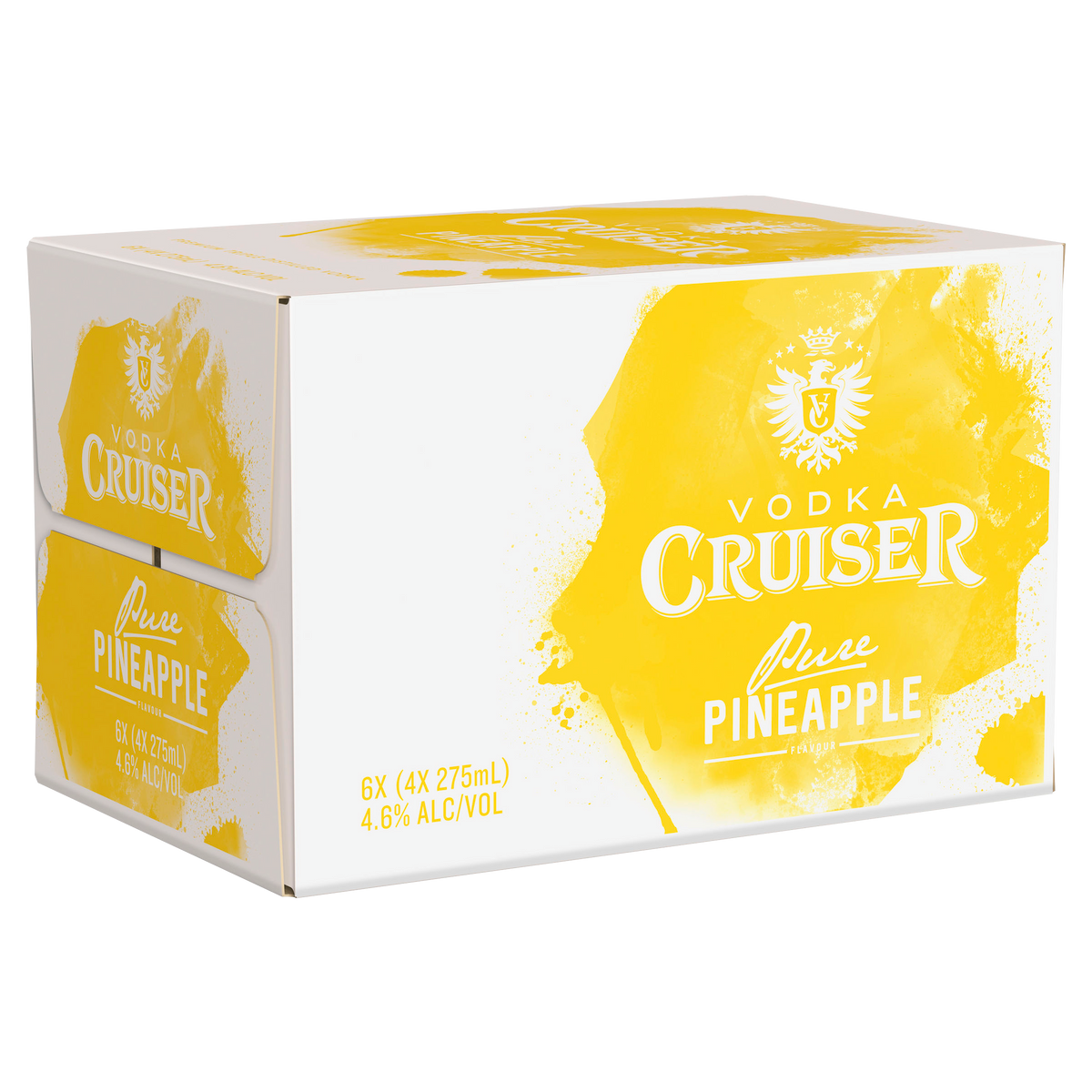 Vodka Cruiser Pure Pineapple 4.6% Bottle 275mL | Thirsty Camel