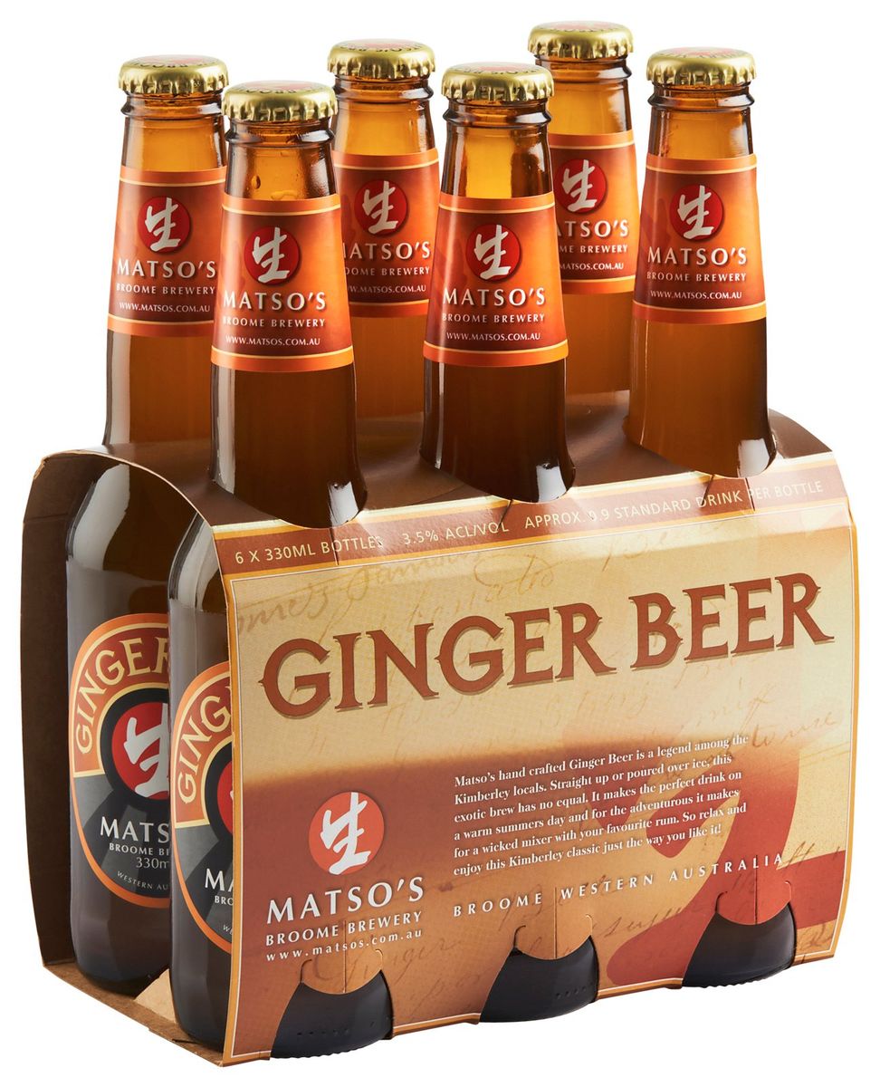 Matsos Ginger Beer Bottle 330mL | Thirsty Camel