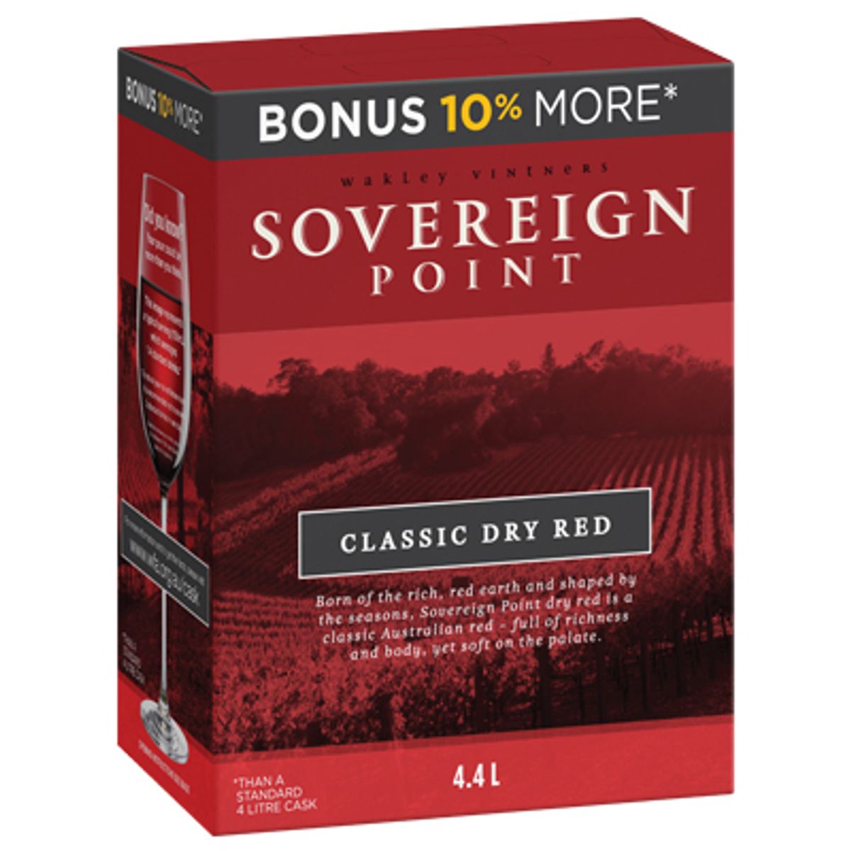 Sovereign Point Classic Dry Red Cask 4.4L | Thirsty Camel