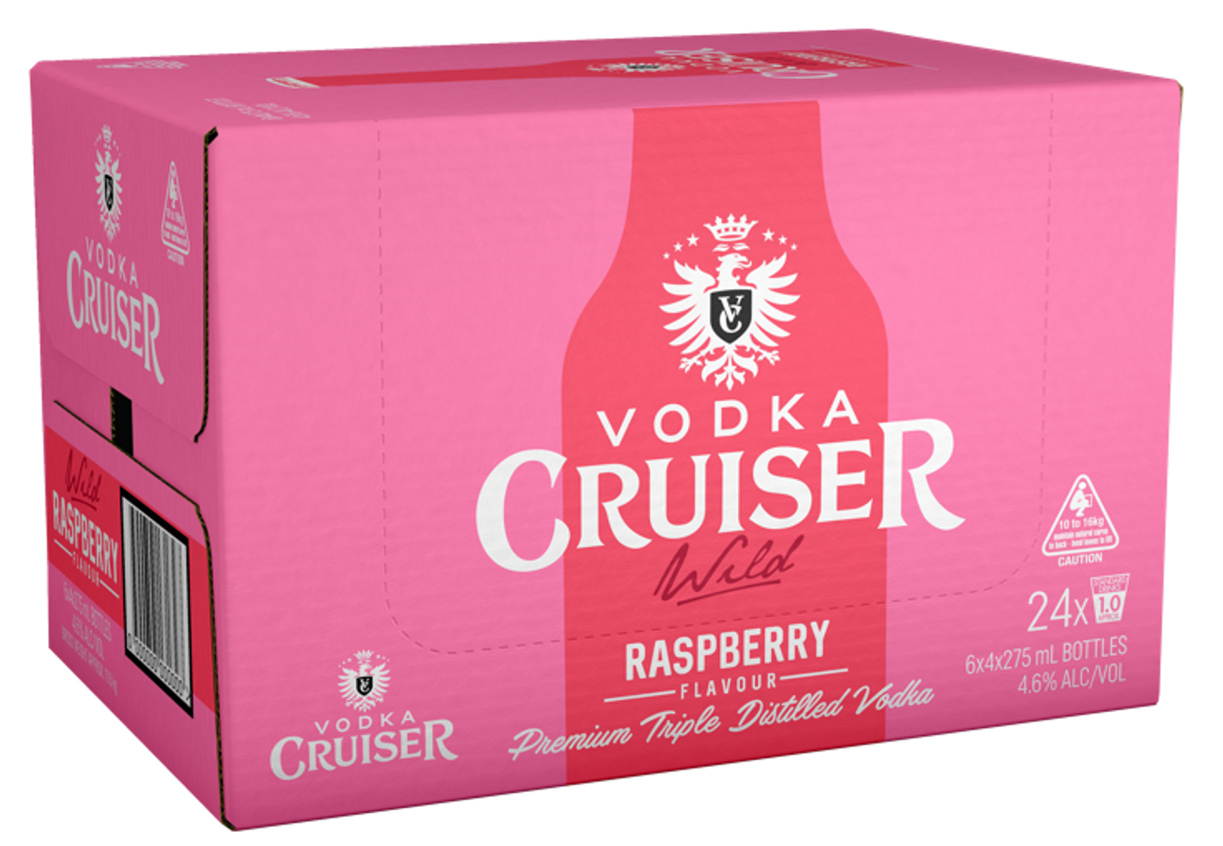 Vodka Cruiser Wild Raspberry 275ml | Thirsty Camel