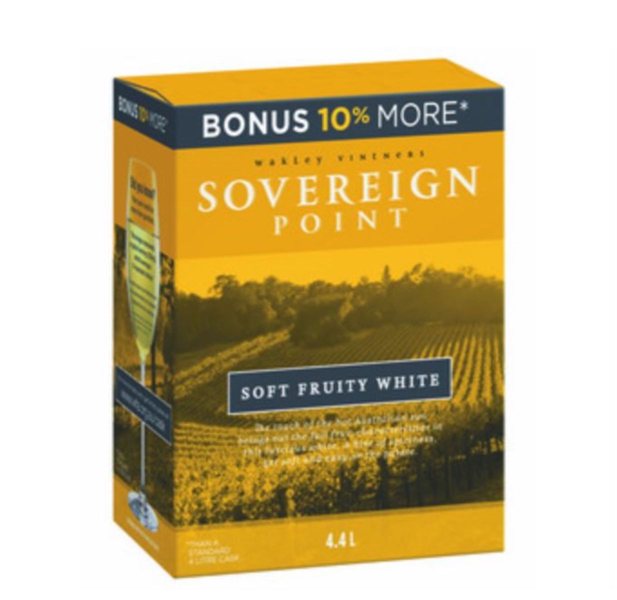 Sovereign Point Soft Fruity White Cask 4.4L | Thirsty Camel