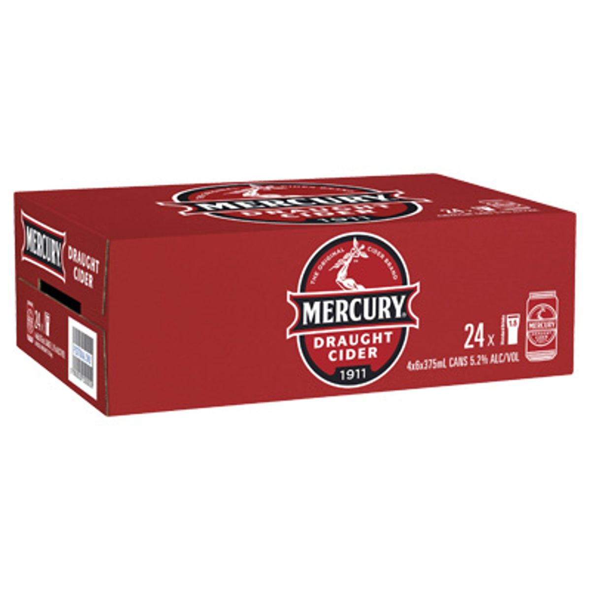 Mercury Draught Cider Can 375mL | Thirsty Camel