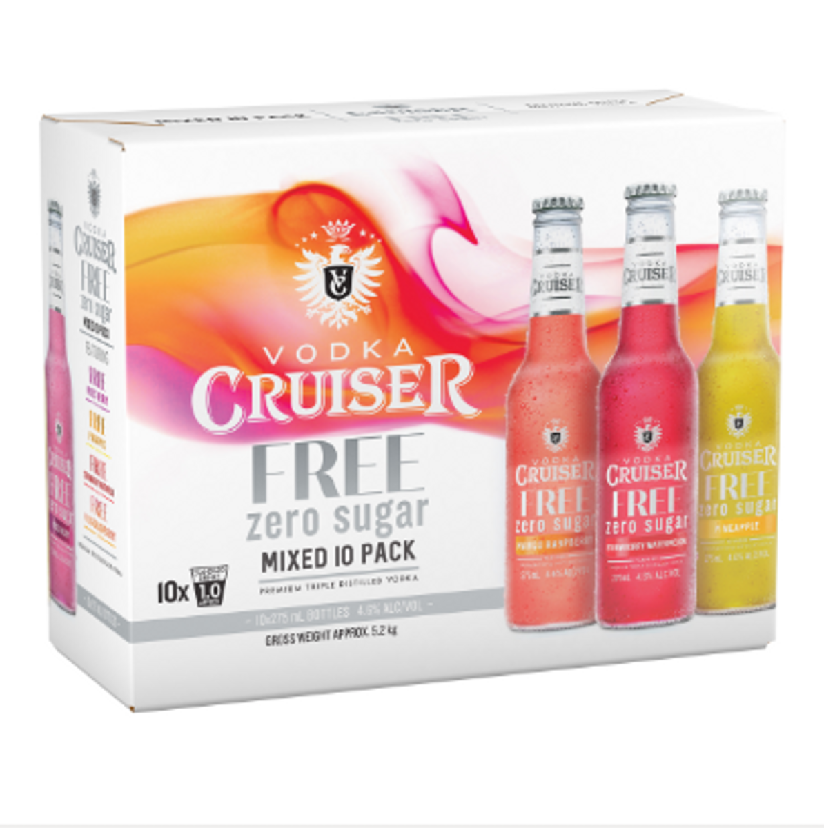 Vodka Cruiser Sugar Free Mixed Bottles | Thirsty Camel