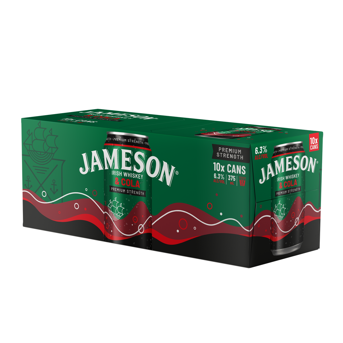 Jameson Natural Raw & Cola 6.3% Can 375mL | Thirsty Camel