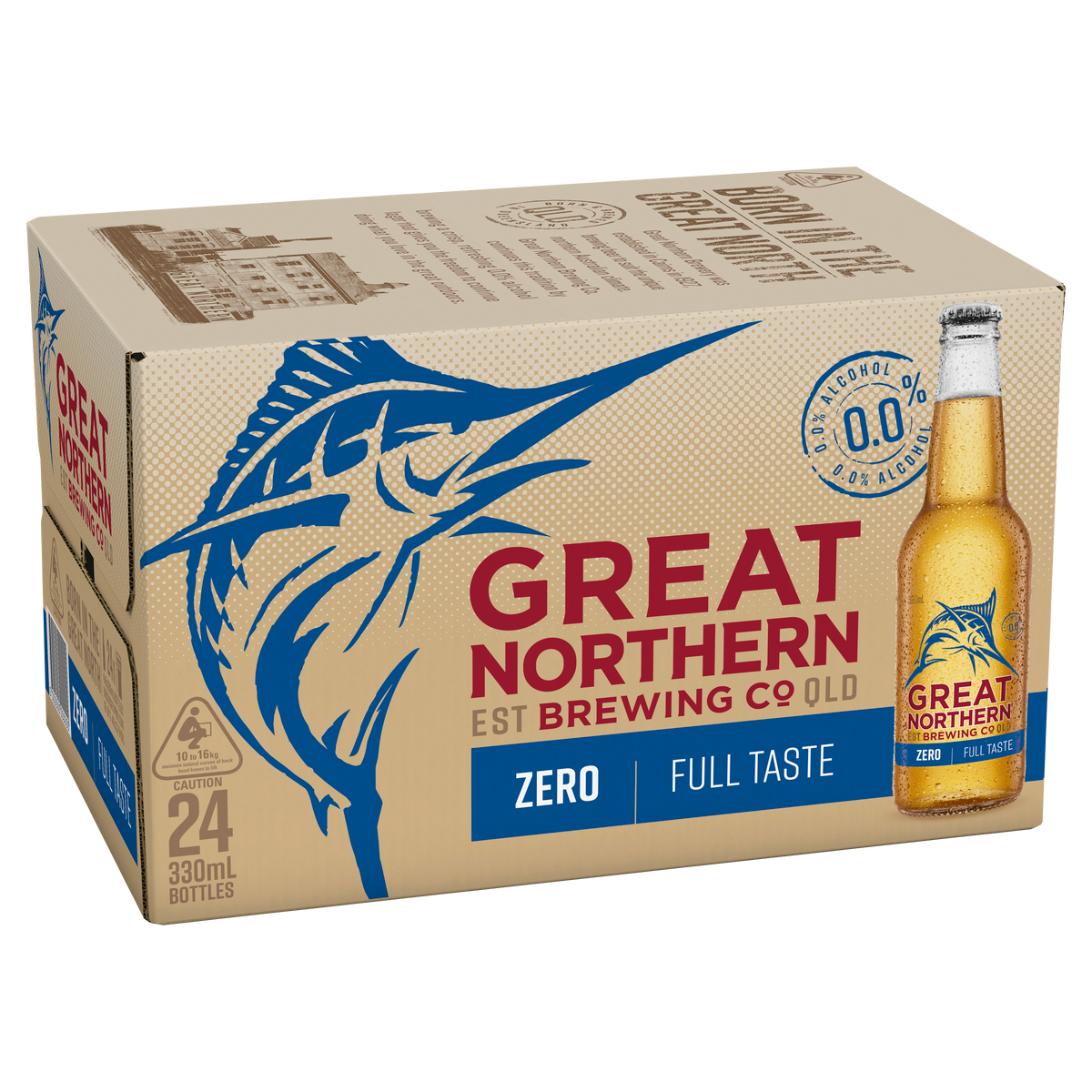 Great Northern Brewing Co Zero Bottle 330mL | Thirsty Camel
