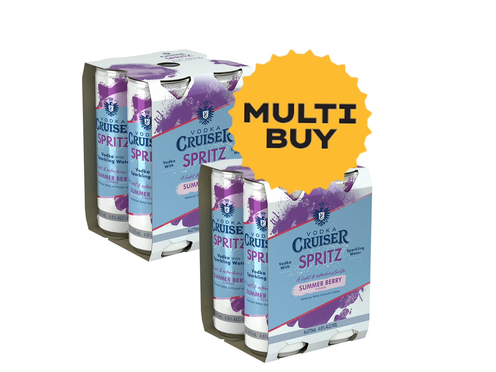 Vodka Cruiser 4pk Varities | Thirsty Camel