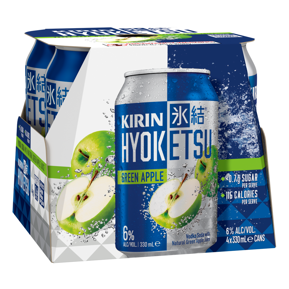 Kirin Hyoketsu Green Apple 6% Can 330ml | Thirsty Camel