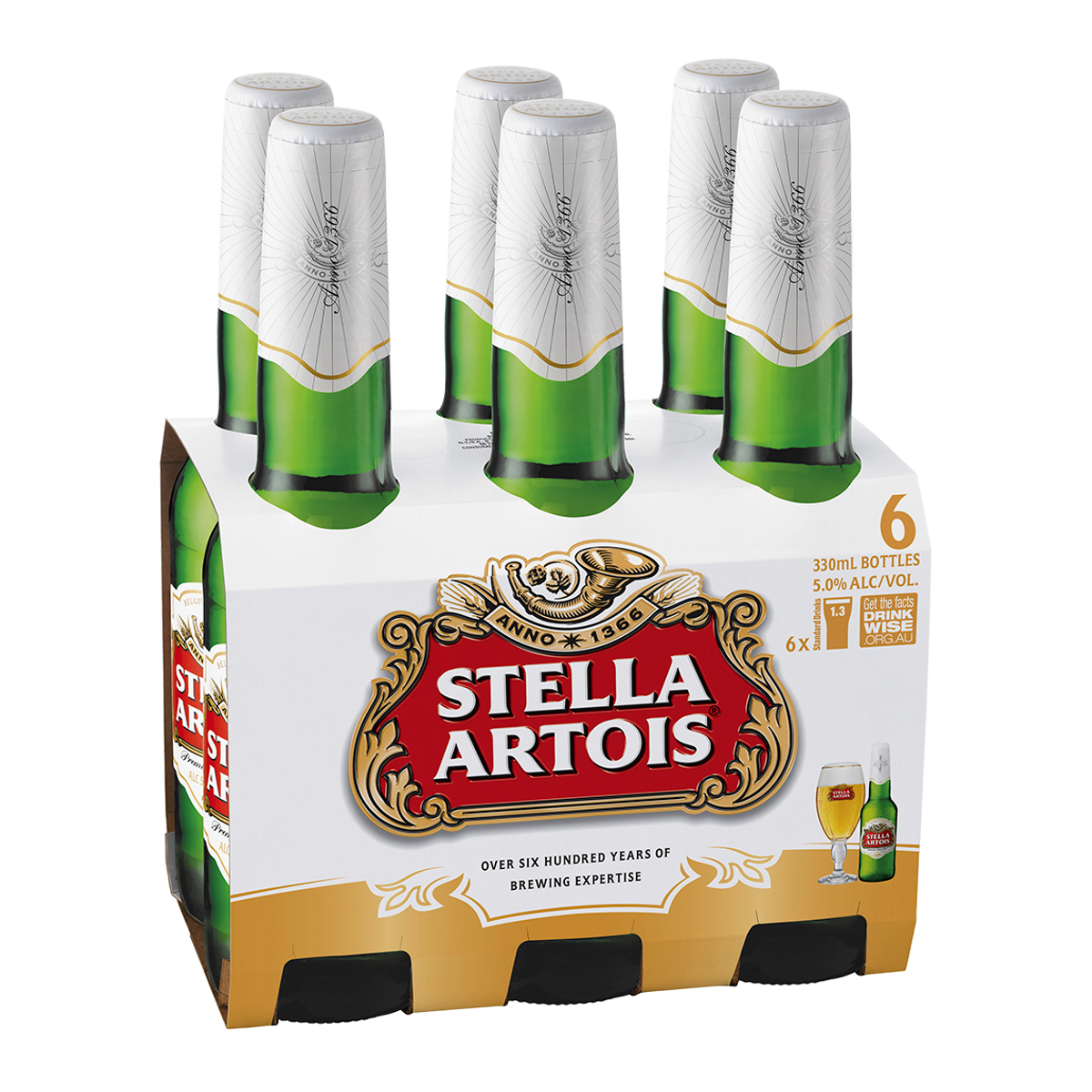 Stella Artois Bottle 330mL | Thirsty Camel