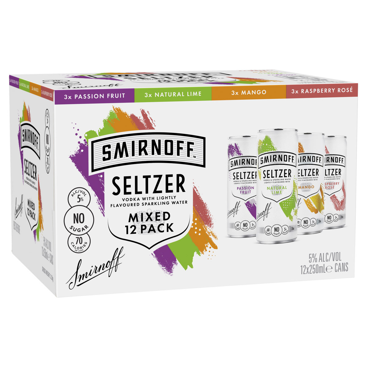 Smirnoff Seltzer Variety Pack | Thirsty Camel