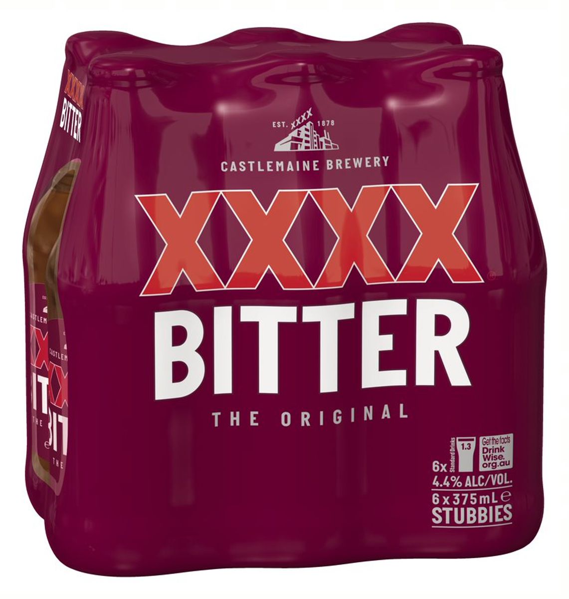 XXXX Bitter Bottle 375mL Thirsty Camel