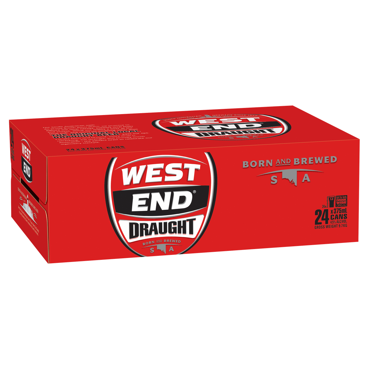 West End Draught Bottle 375mL | Thirsty Camel