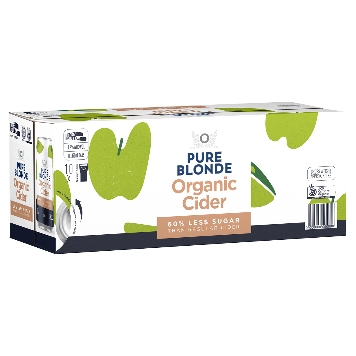 Pure Blonde Organic Apple Cider Can 375mL | Thirsty Camel