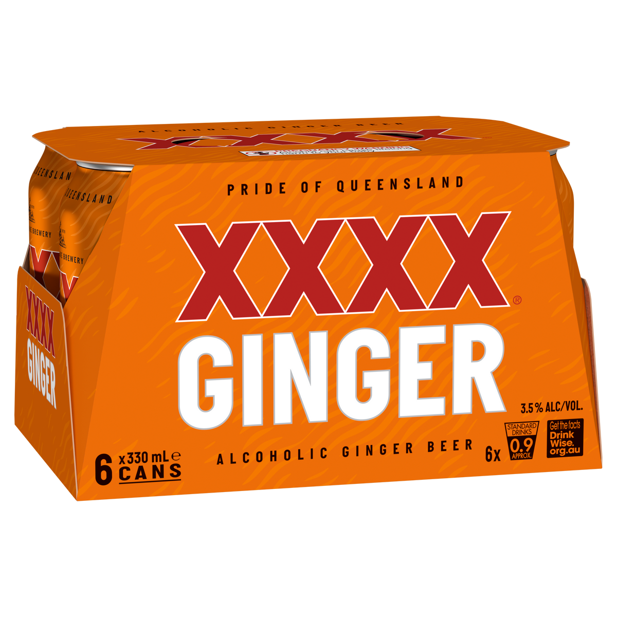 XXXX Ginger Beer Can 330ml | Thirsty Camel