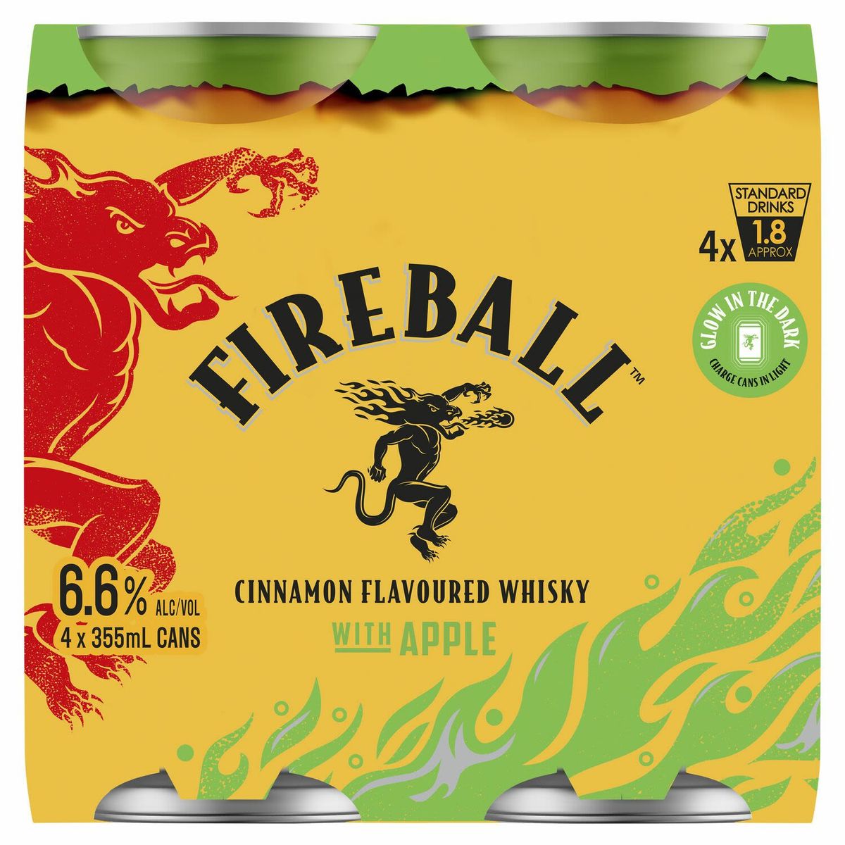 Fireball Cinnamon Whisky & Spiced Apple 6.6% | Thirsty Camel