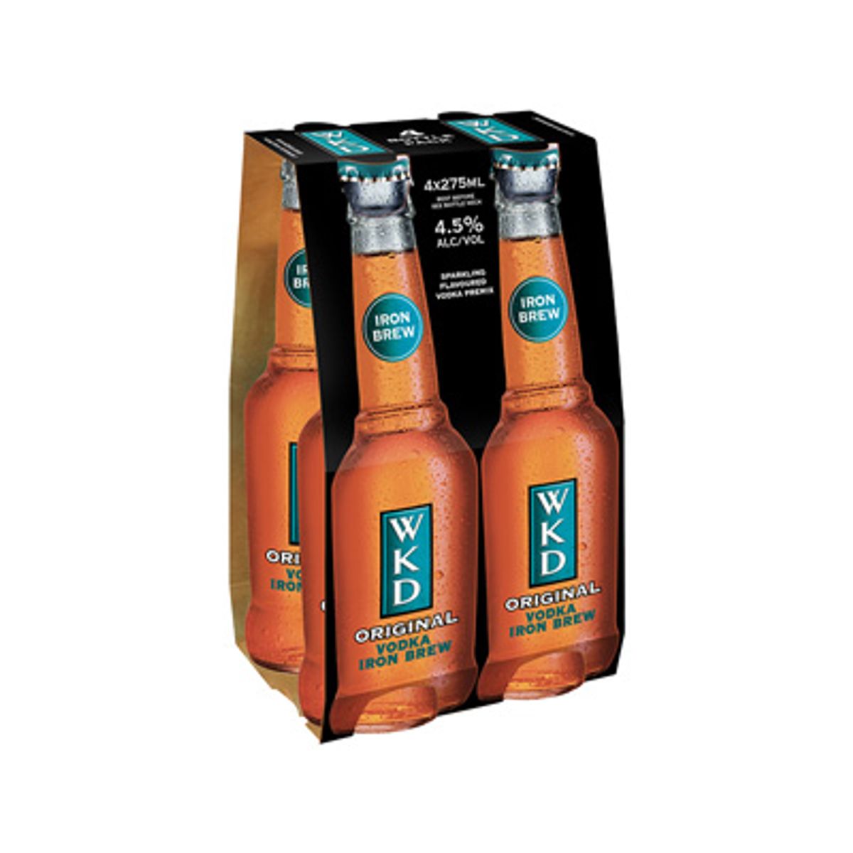 WKD Original Vodka Iron Brew 4.5% Bottle 275mL | Thirsty Camel