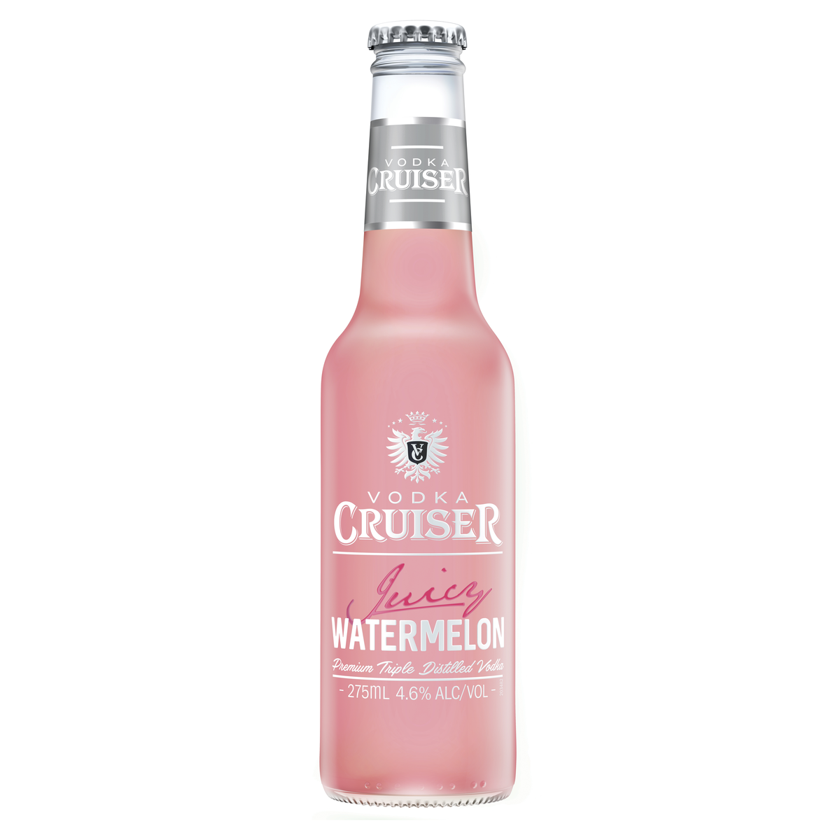 Vodka Cruiser Juicy Watermelon 4.6% Bottle 275mL | Thirsty Camel