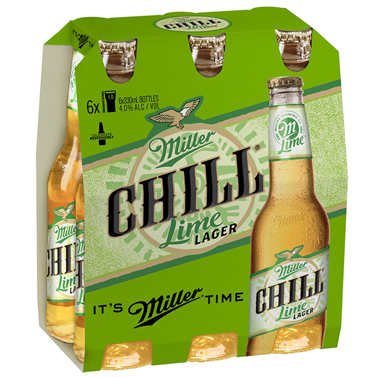 Miller Chill Bottle 330mL | Thirsty Camel