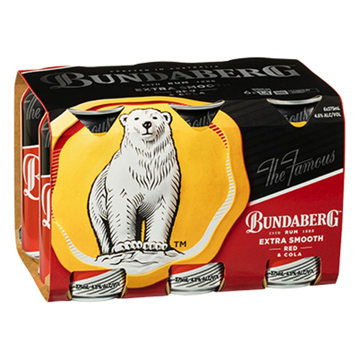 Bundaberg Red & Cola 4.6% Can 375mL | Thirsty Camel