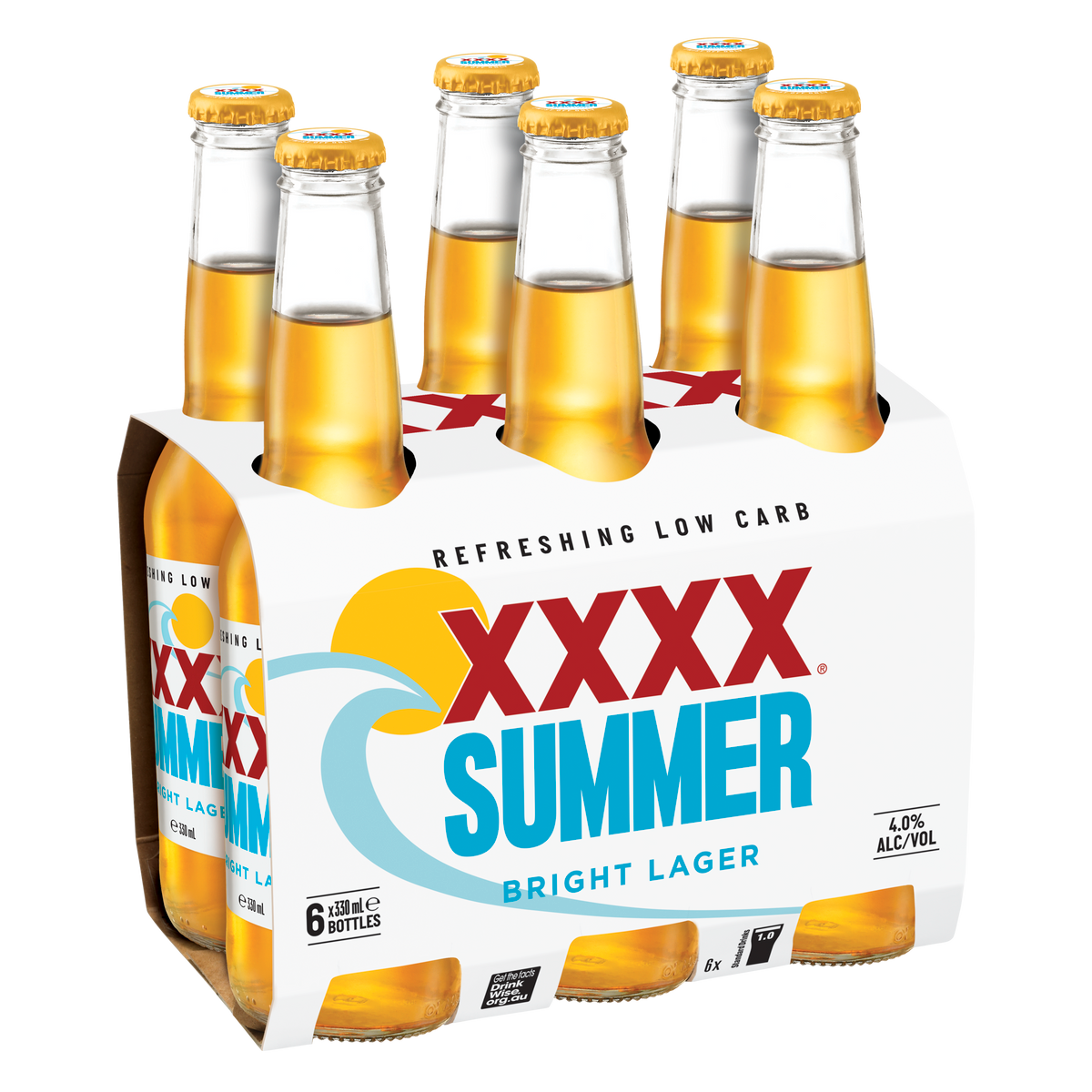 XXXX Summer Bright Bottle 330ml | Thirsty Camel