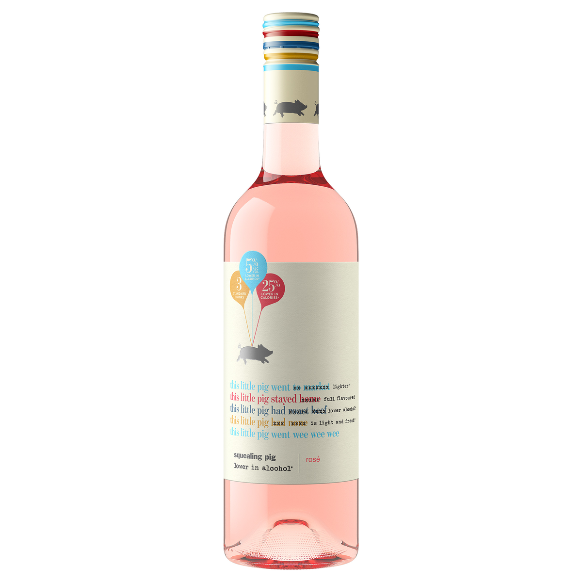 Squealing Pig Low Alcohol Rose 750ml | Thirsty Camel