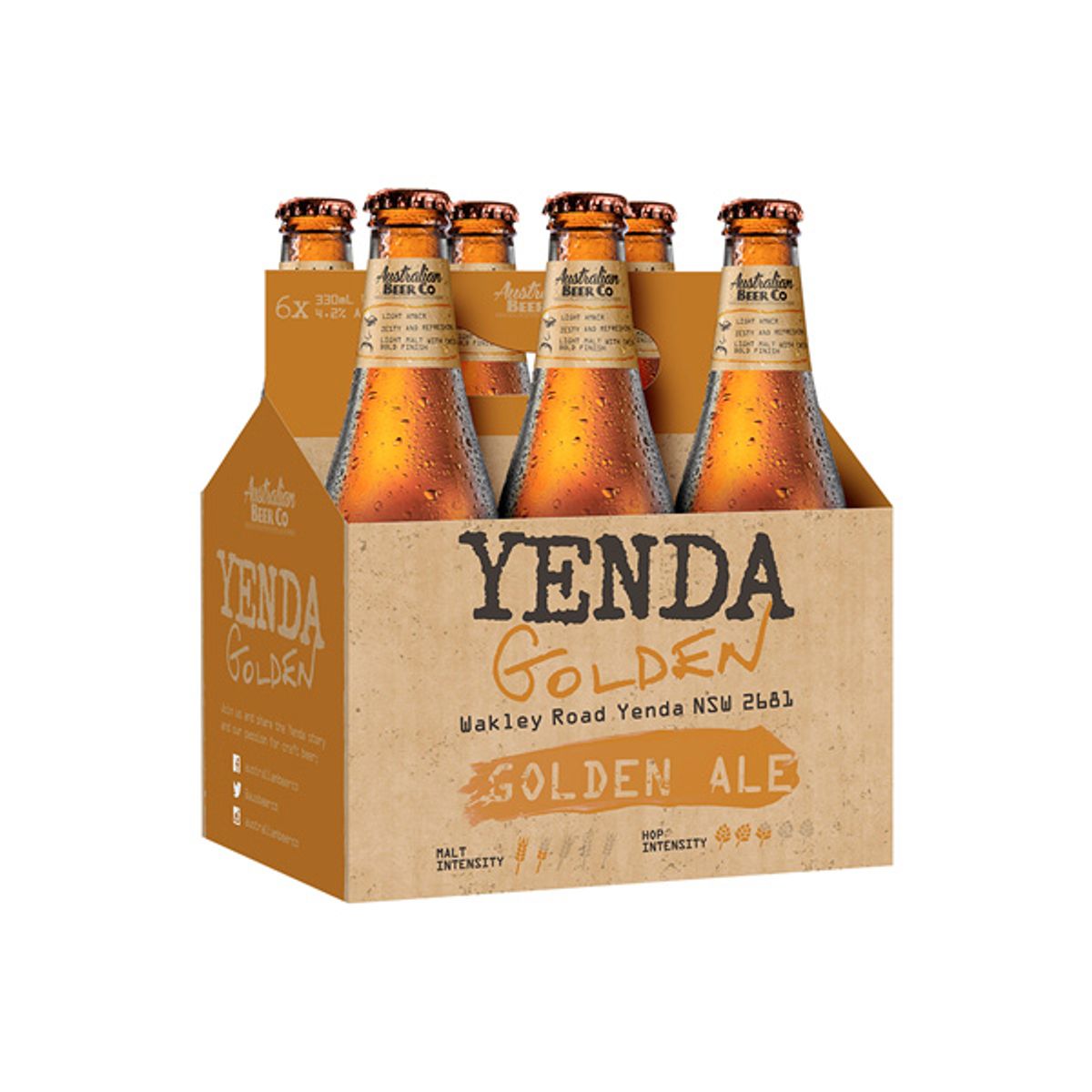Yenda Golden Ale 4.2% Bottle 330mL | Thirsty Camel