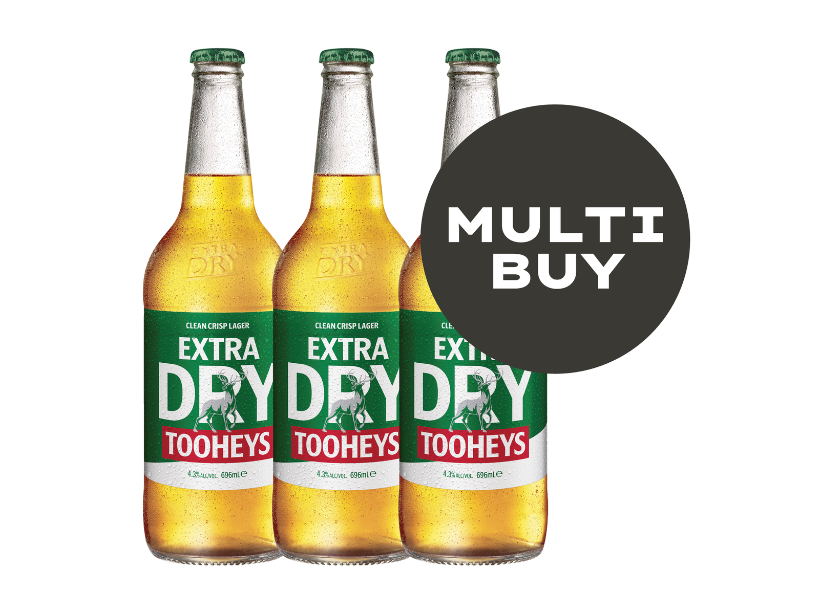 Tooheys Extra Dry 696mL | Thirsty Camel