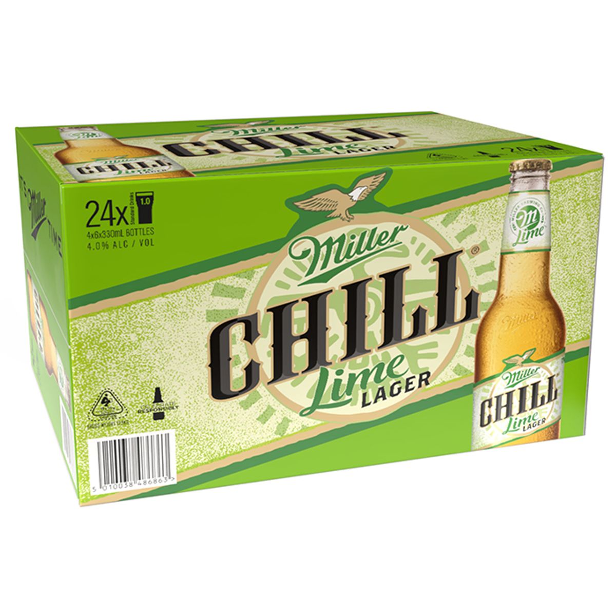 Miller Chill Bottle 330mL | Thirsty Camel