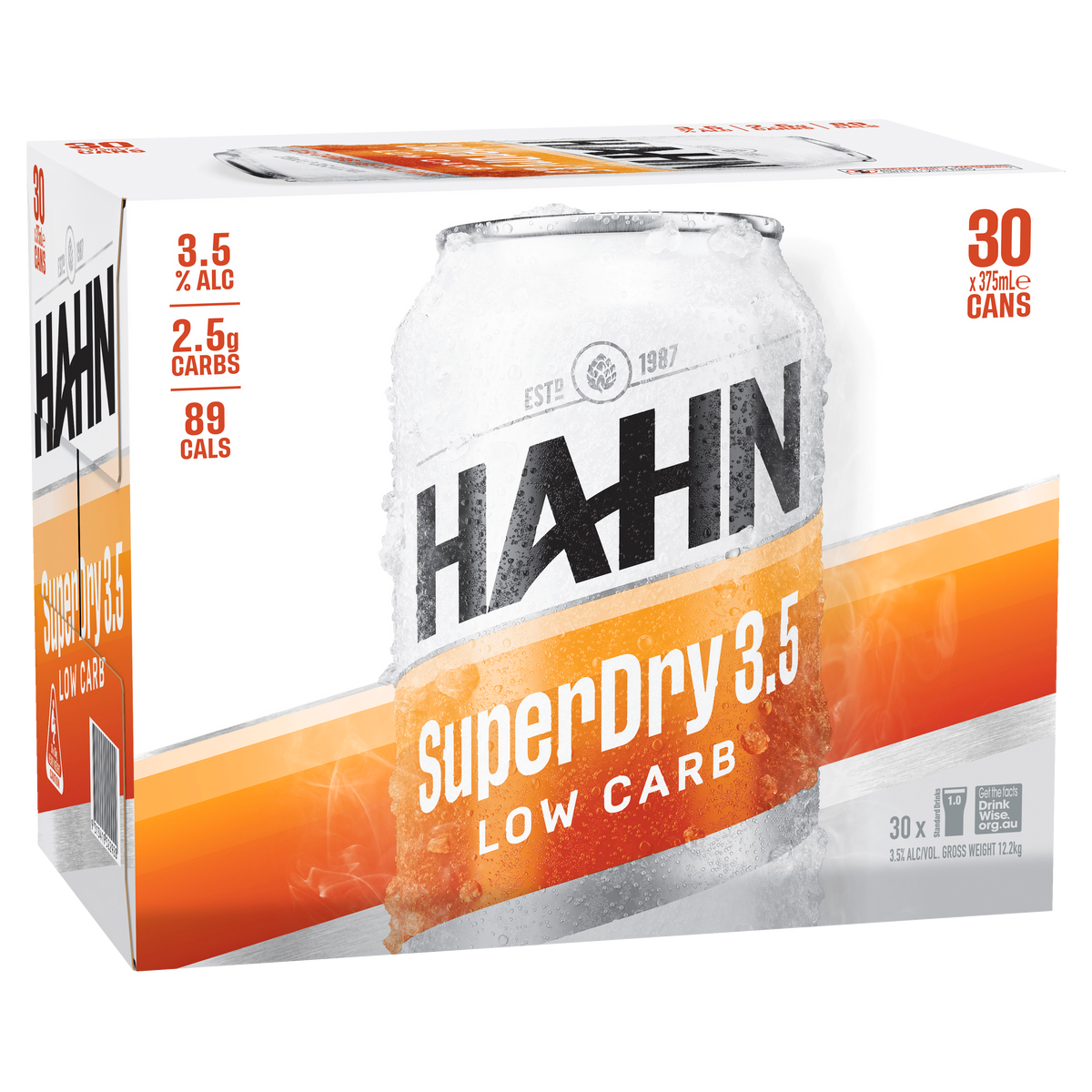 Hahn Super Dry 3.5% Can 375ml | Thirsty Camel