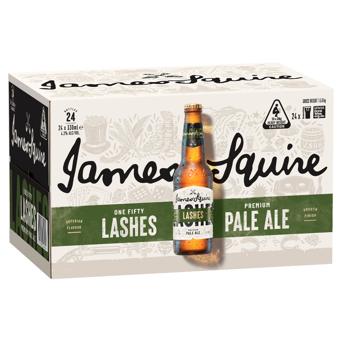 James Squire Lashes Pale Ale Bottle 330ml | Thirsty Camel