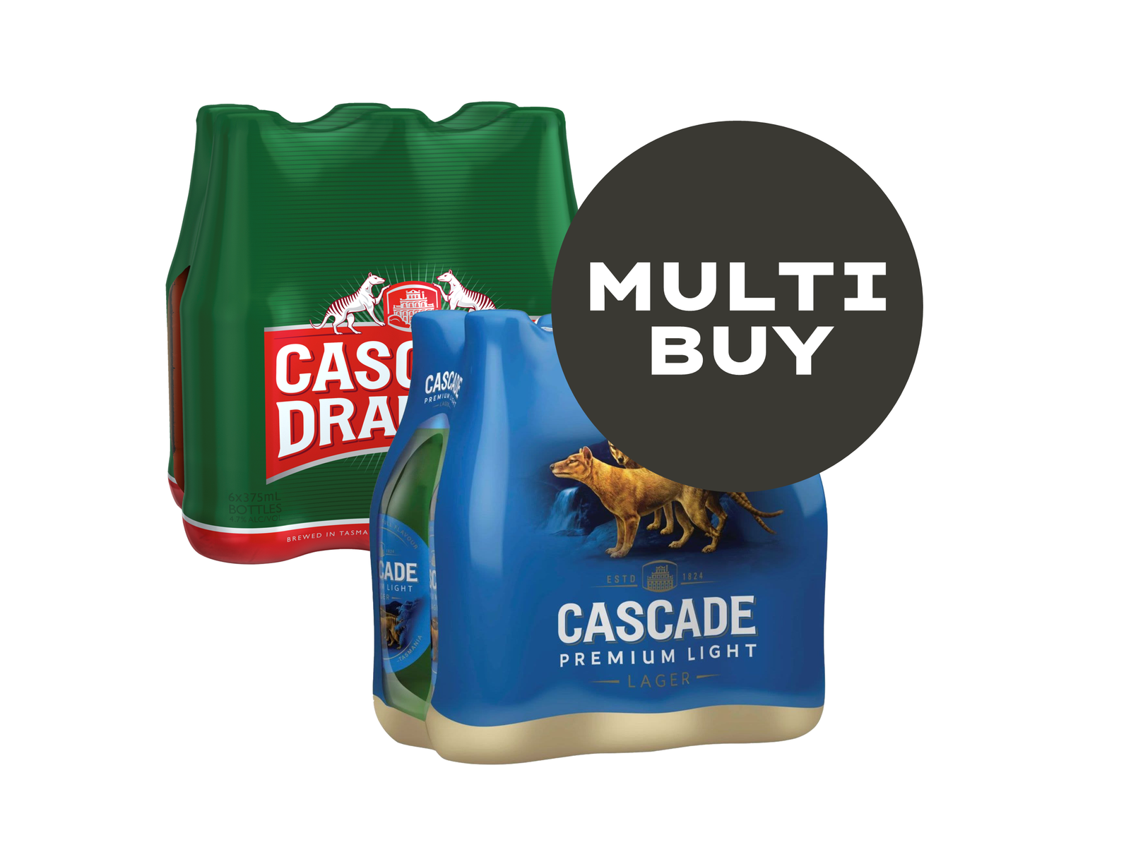 Cascade Lager or Draught 6pk | Thirsty Camel