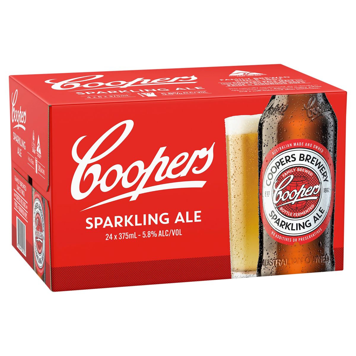 Coopers Sparkling Ale Bottle 375mL | Thirsty Camel